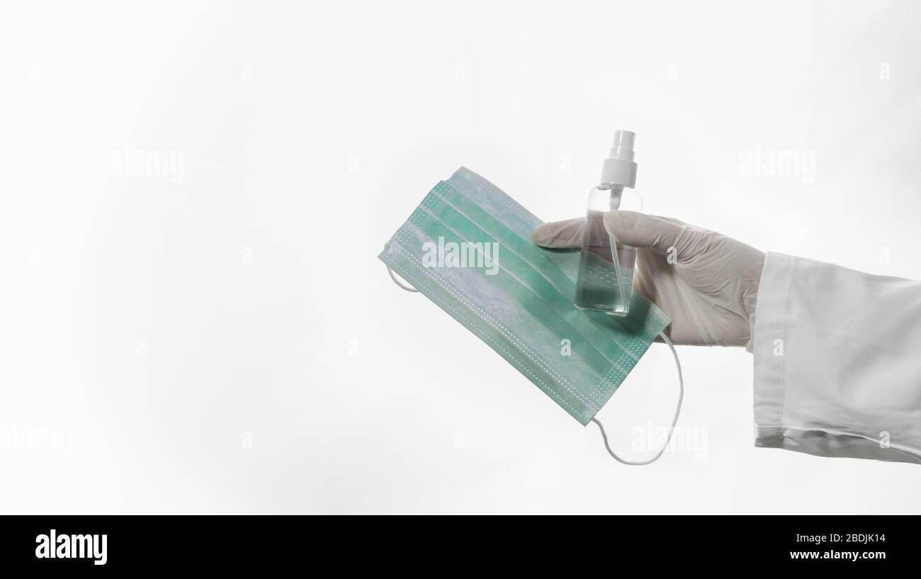 Medical disposable mask gloves hi-res stock photography and images - Alamy