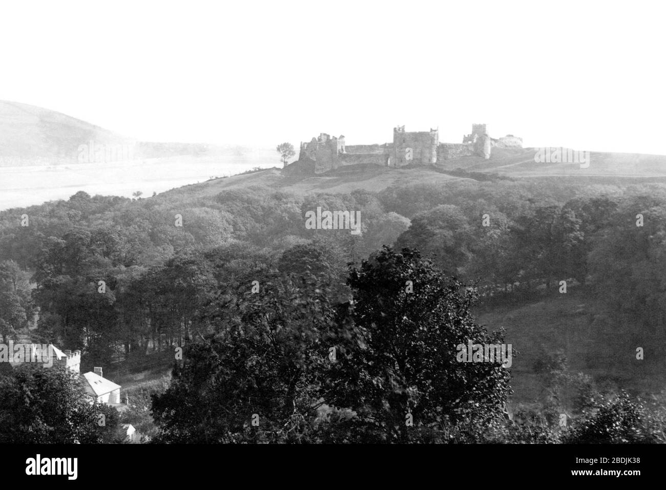 Llansteffan, Castle 1893 Stock Photo - Alamy