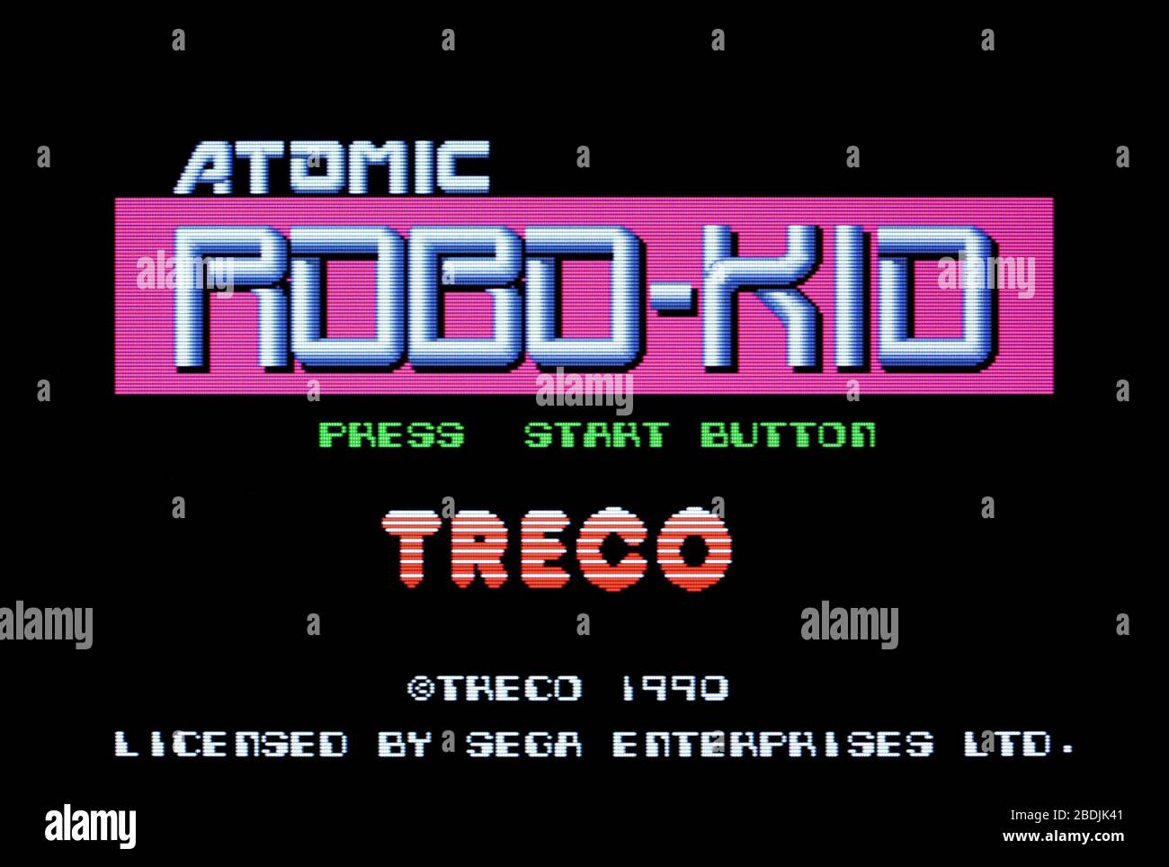 Atomic Robo-Kid - Sega Genesis Mega Drive - Editorial use only Stock ...