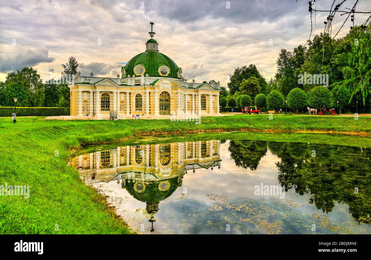 Grotto Pavilion at Kuskovo Park in Moscow, Russia Stock Photo - Alamy