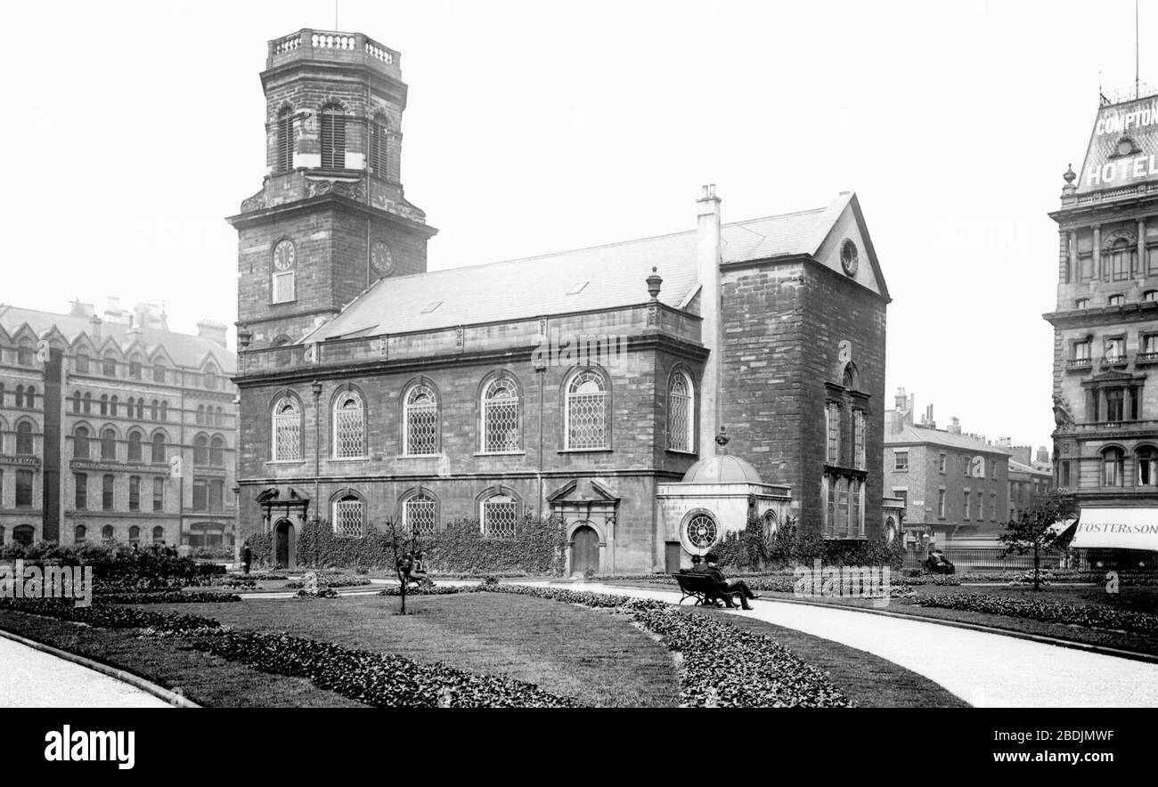 Liverpool, the Provisional Cathedral 1890 Stock Photo - Alamy