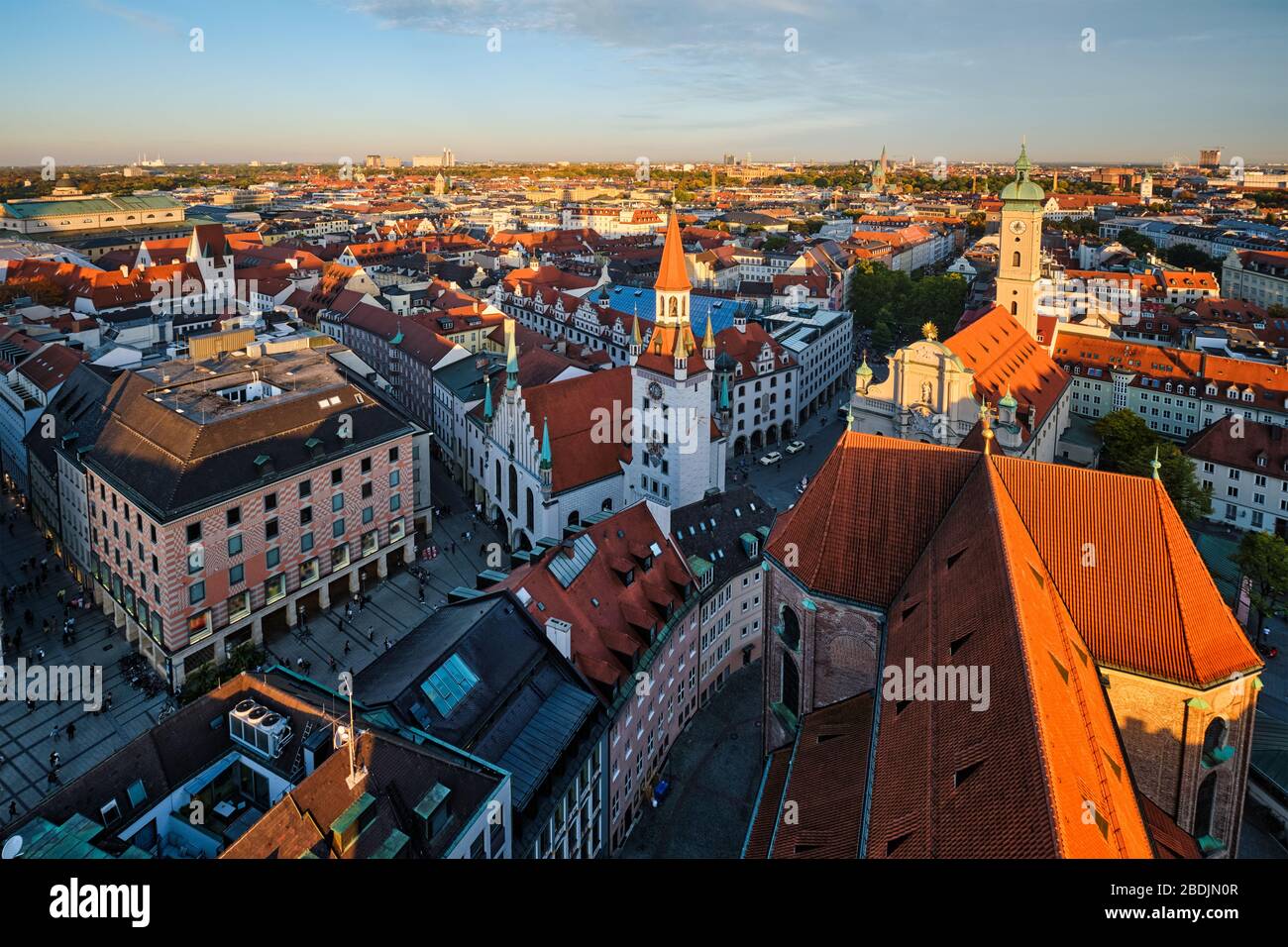 Aerial view of Munich Stock Photo - Alamy