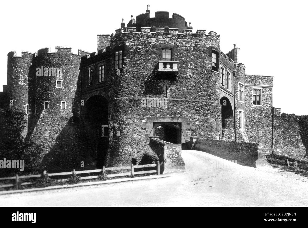 Dover, Castle, Constables Tower and Gate 1890 Stock Photo - Alamy
