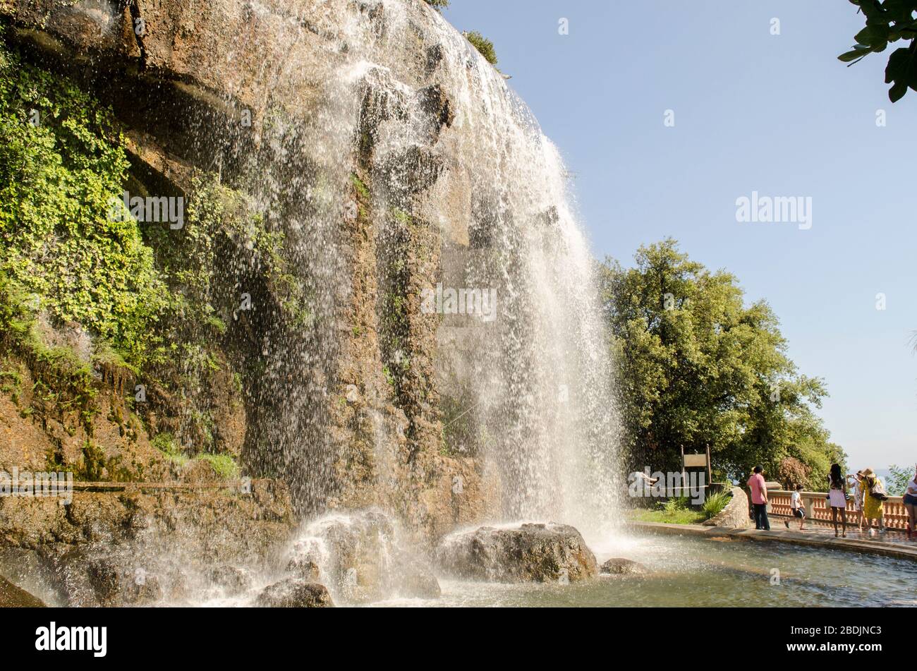 Nice small waterfall on mountain hi-res stock photography and images ...