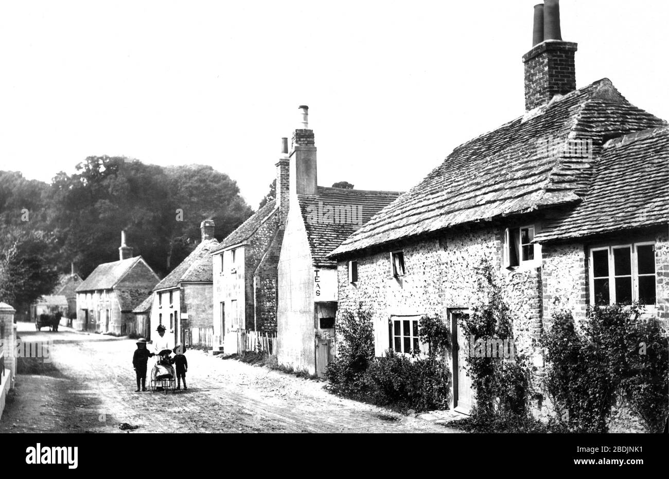 Bramber, the Village 1890 Stock Photo - Alamy