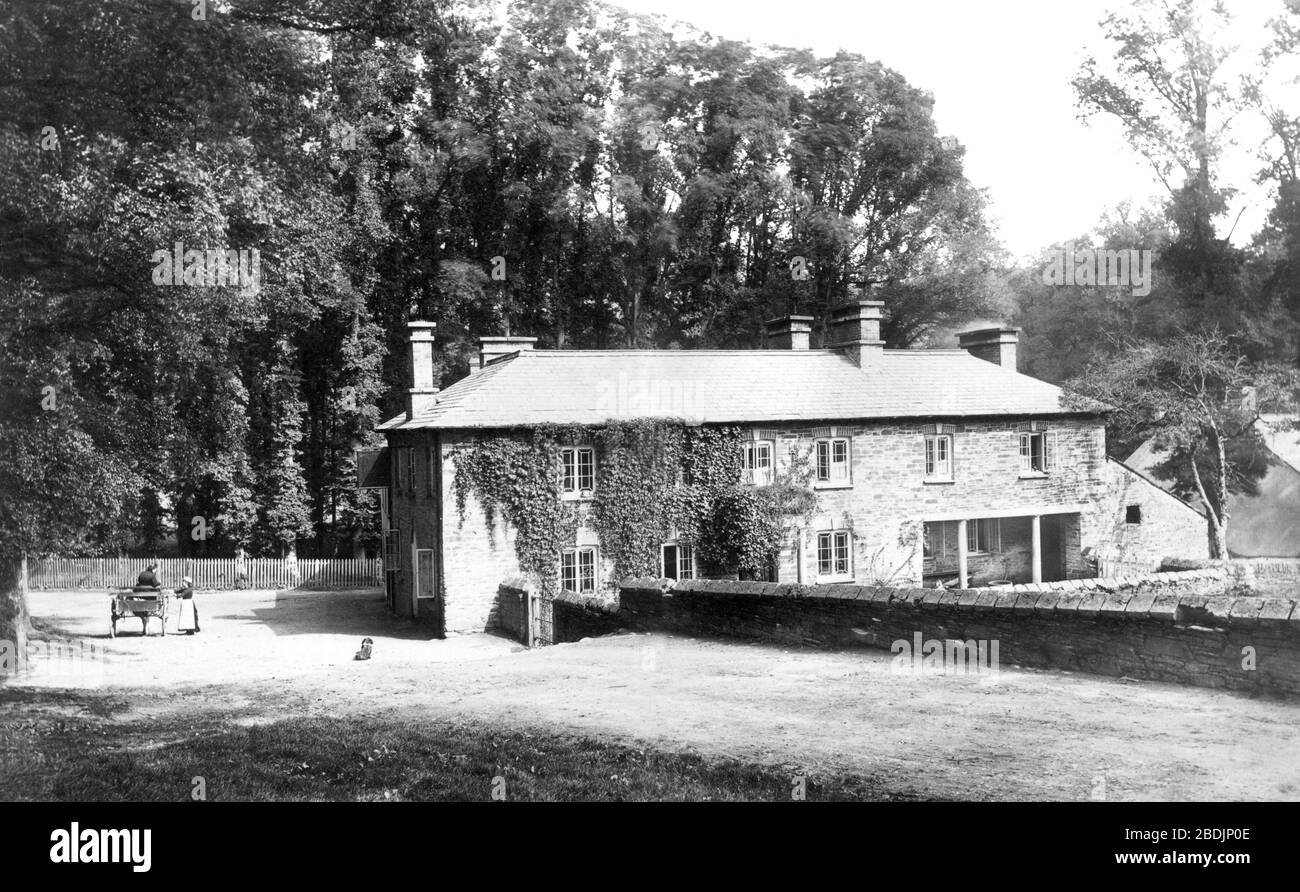 St Mawgan, Falcon Inn 1888 Stock Photo - Alamy