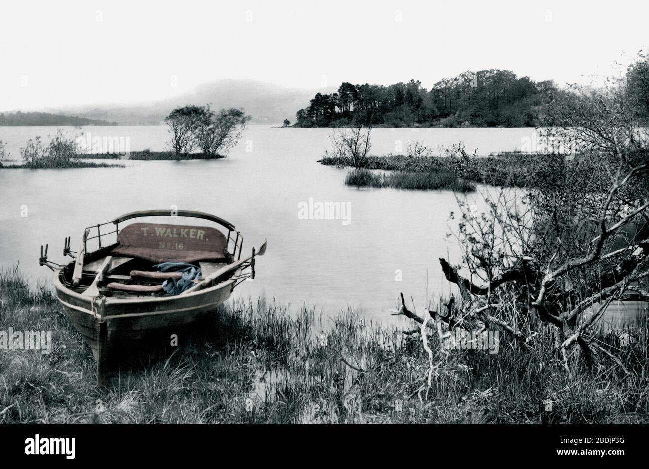 Windermere, from Calgarth 1887 Stock Photo - Alamy