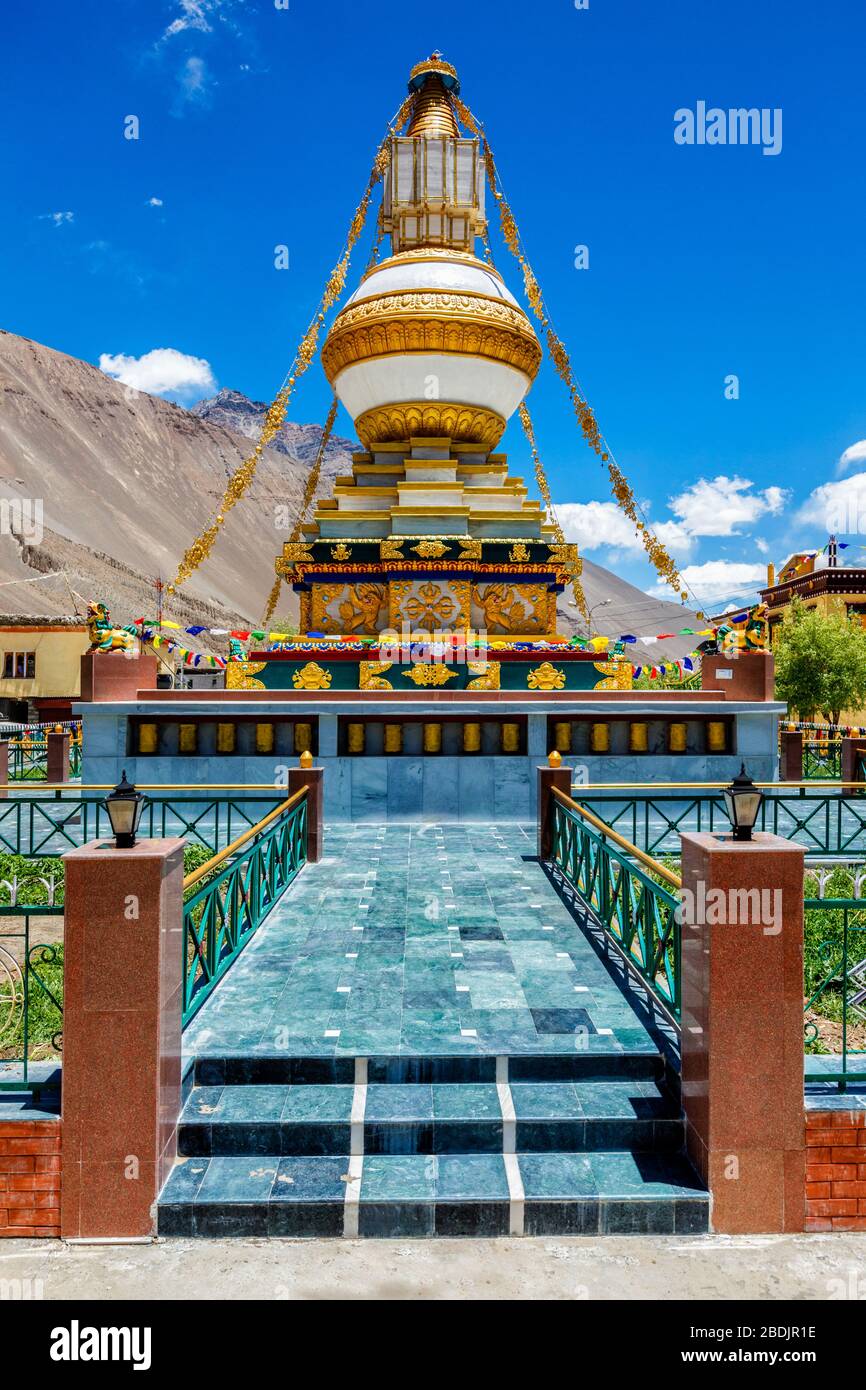 Buddhist gompa in India Stock Photo - Alamy