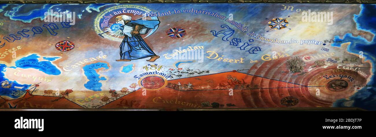 Medieval paper making hi-res stock photography and images - Alamy