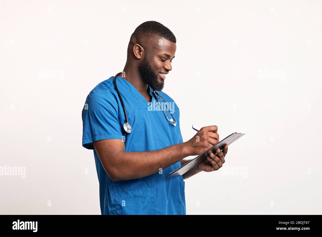 Positive black doc filling papers over white background Stock Photo - Alamy
