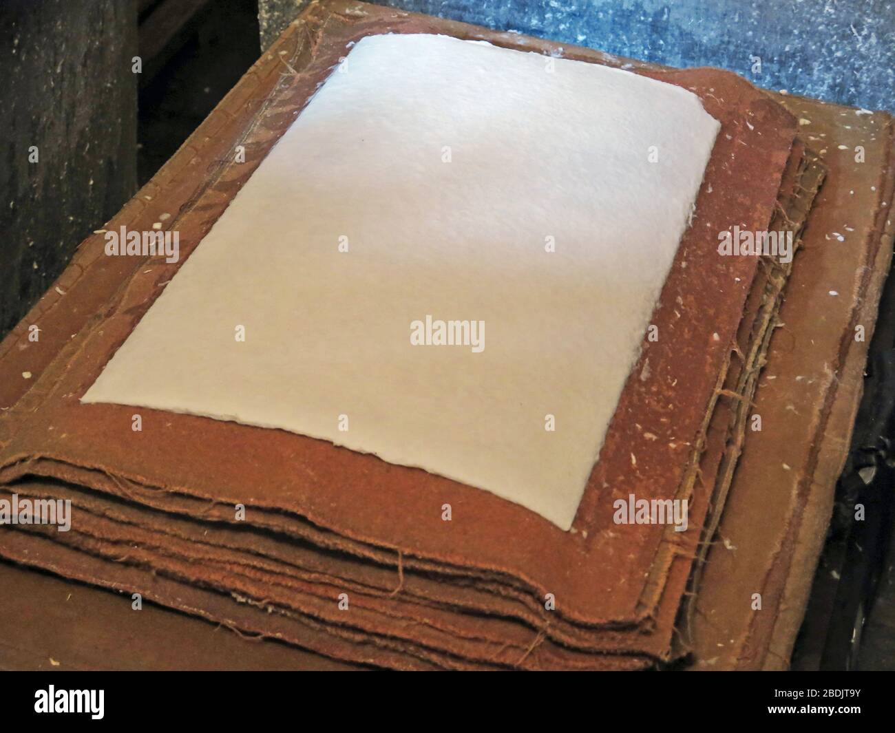 France, Ambert d'Auverne, Paper Mill Richard de Bas, linen paper maker ...