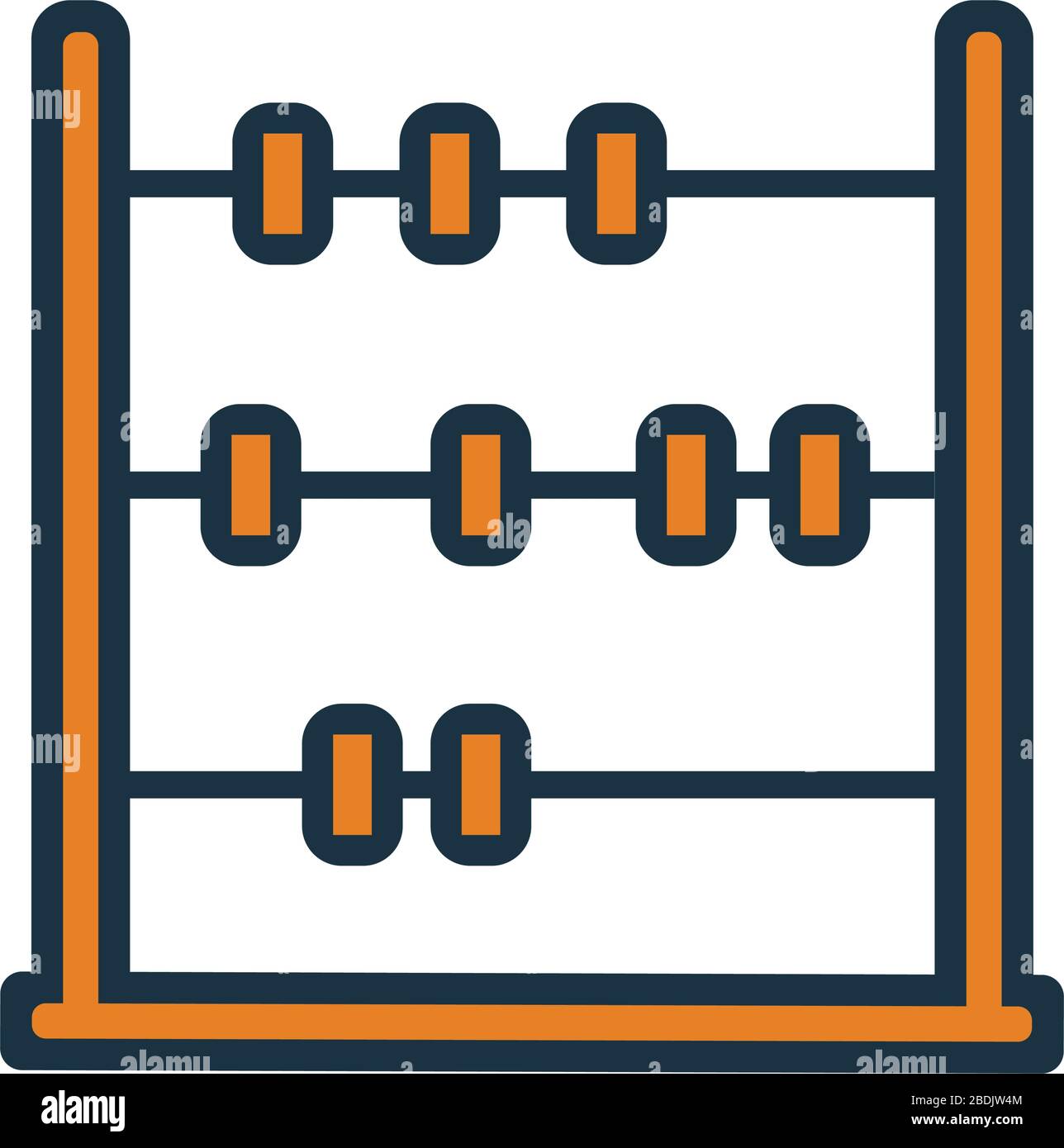 Beautiful design and fully editable Abacus icon, calculate, math, mathematics vector design ...