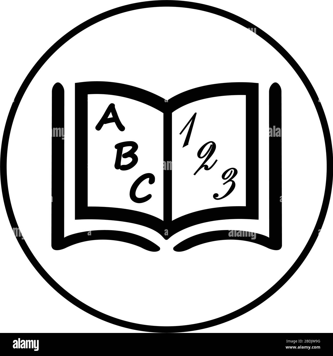 Well organized and fully editable Open book, education, library ...