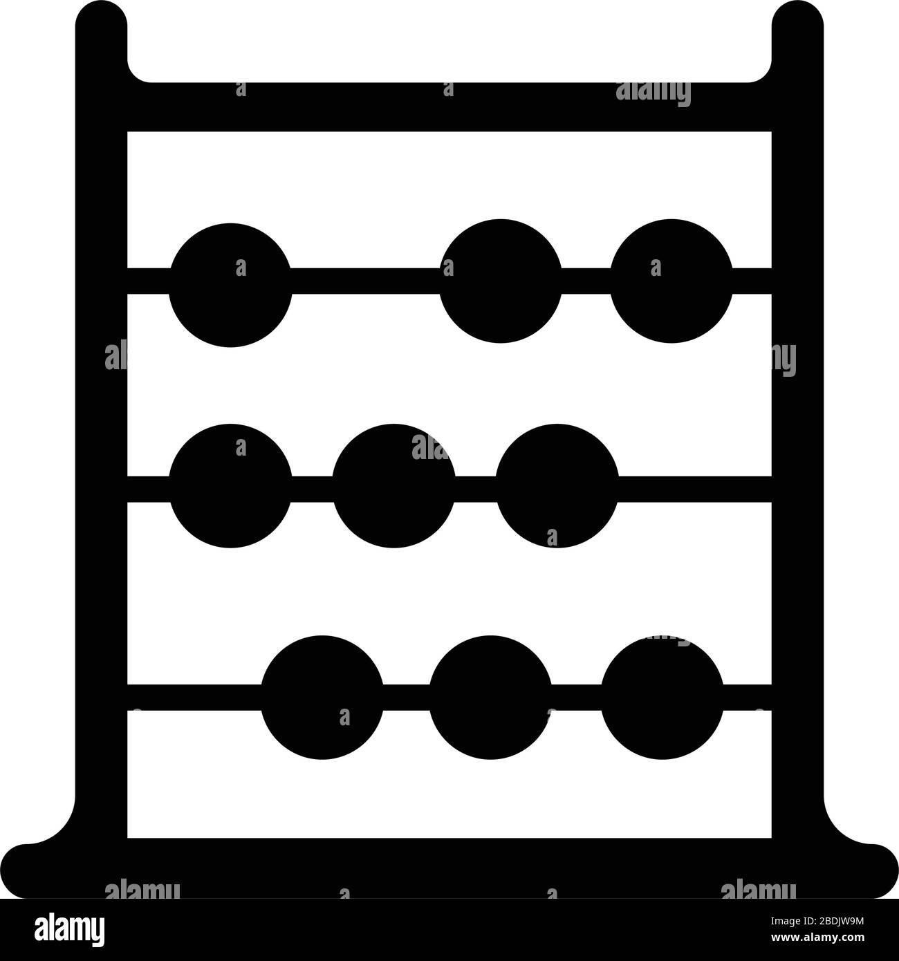 Beautiful design and fully editable Abacus icon, calculate, math ...