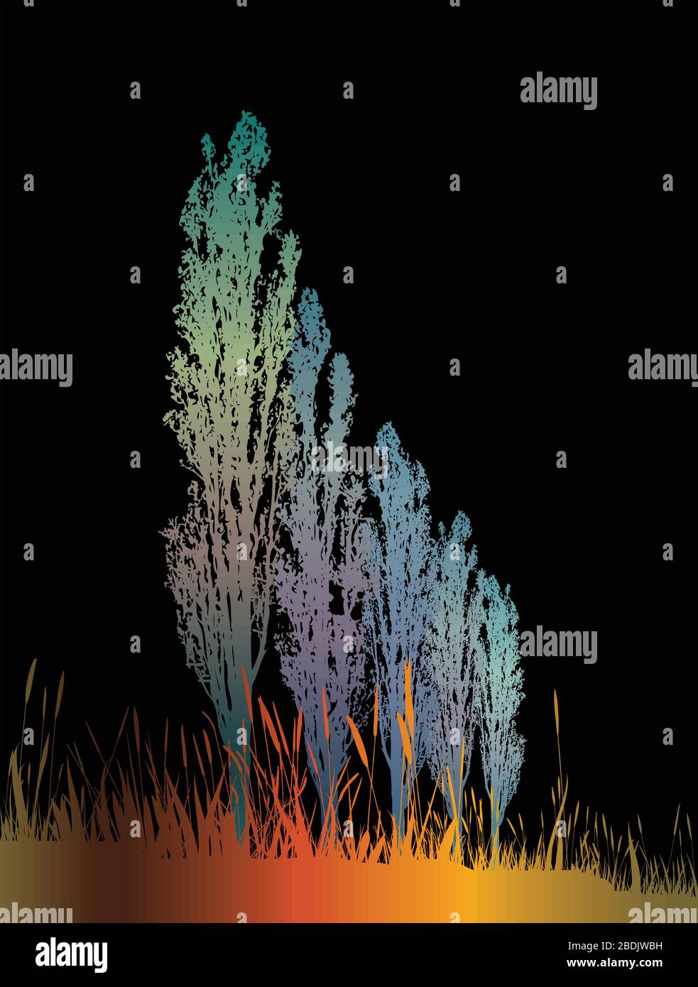 Magic fairy plant fantasy Stock Vector Images - Alamy