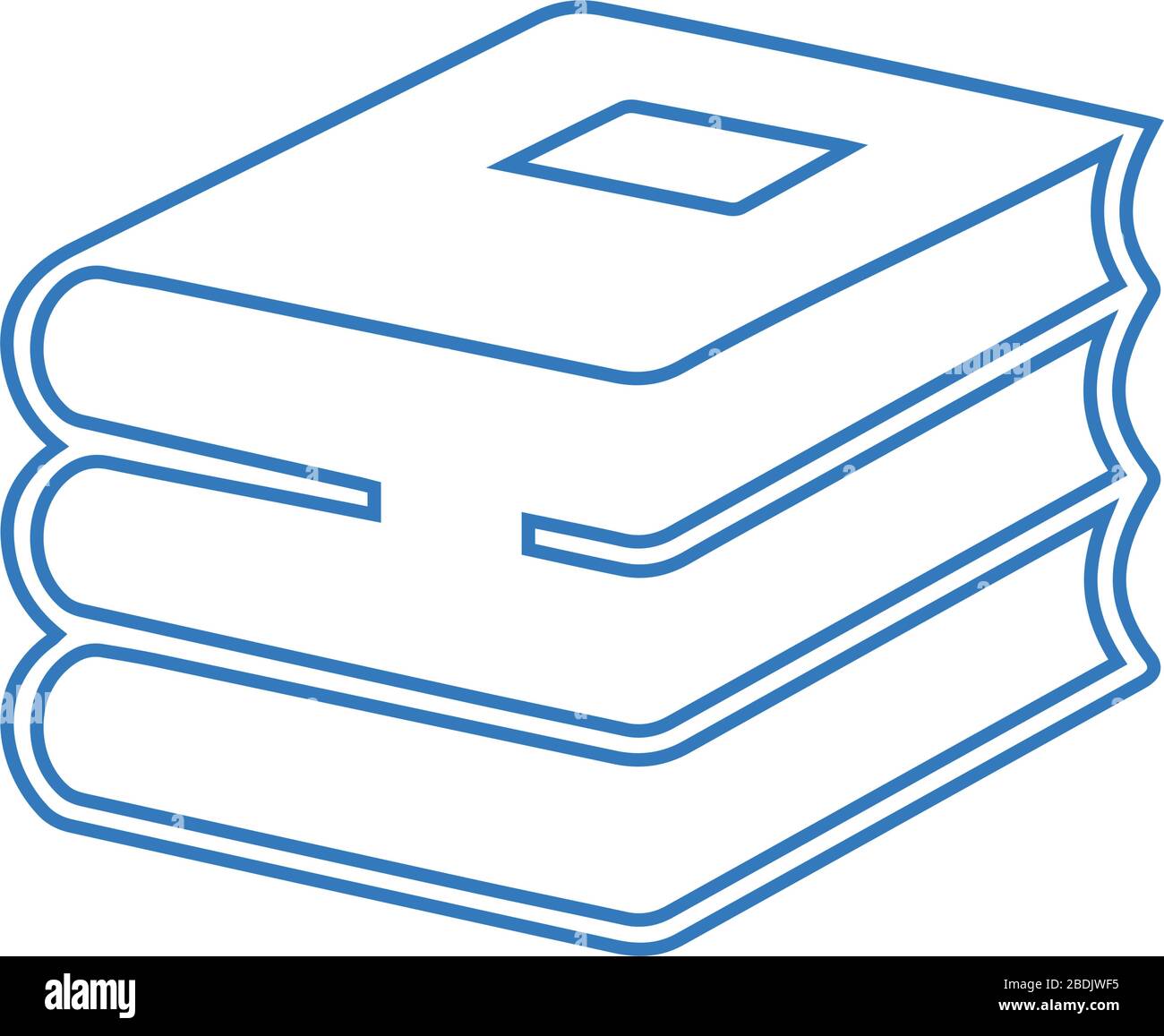 Well organized and fully editable School books icon, Textbook ...