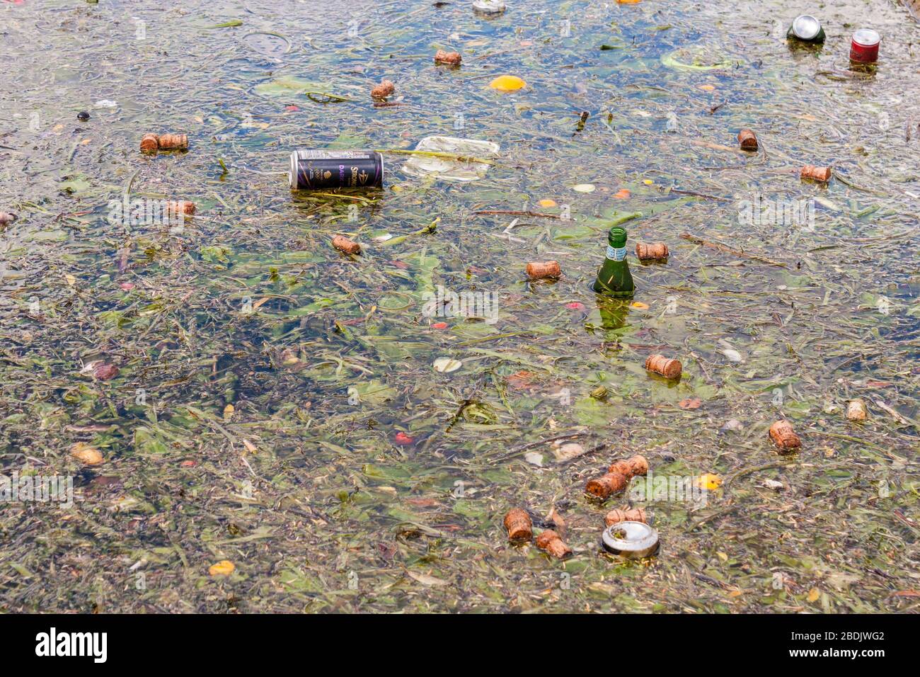 Rubbish trash garbage river hi-res stock photography and images - Alamy