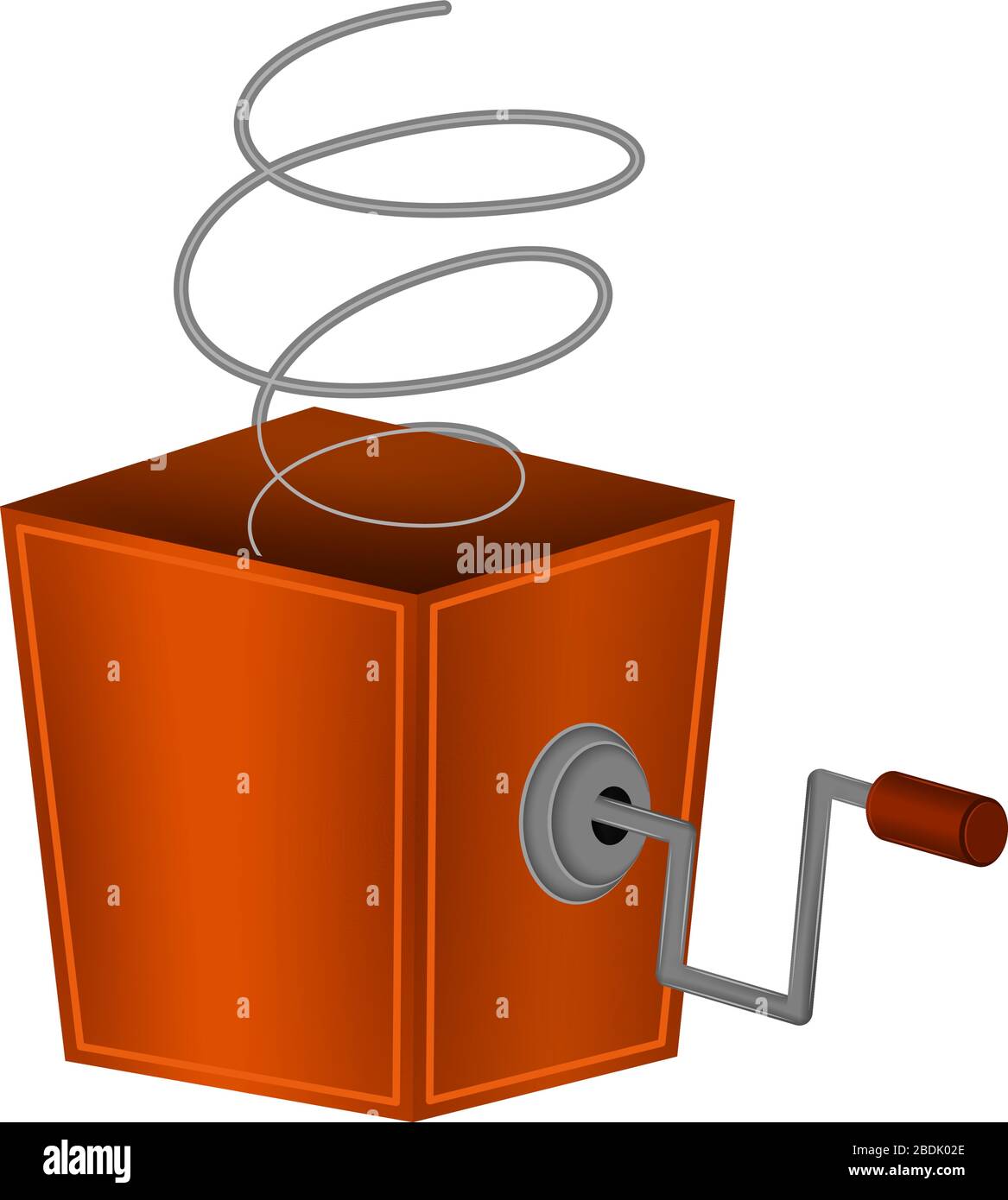 Isolated joke box image Stock Vector Image & Art - Alamy