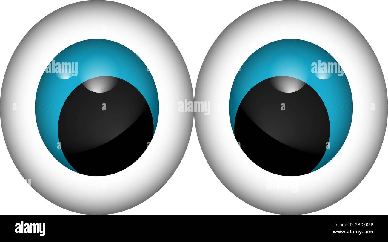 Isolated blue eyes cartoon Stock Vector Image & Art - Alamy
