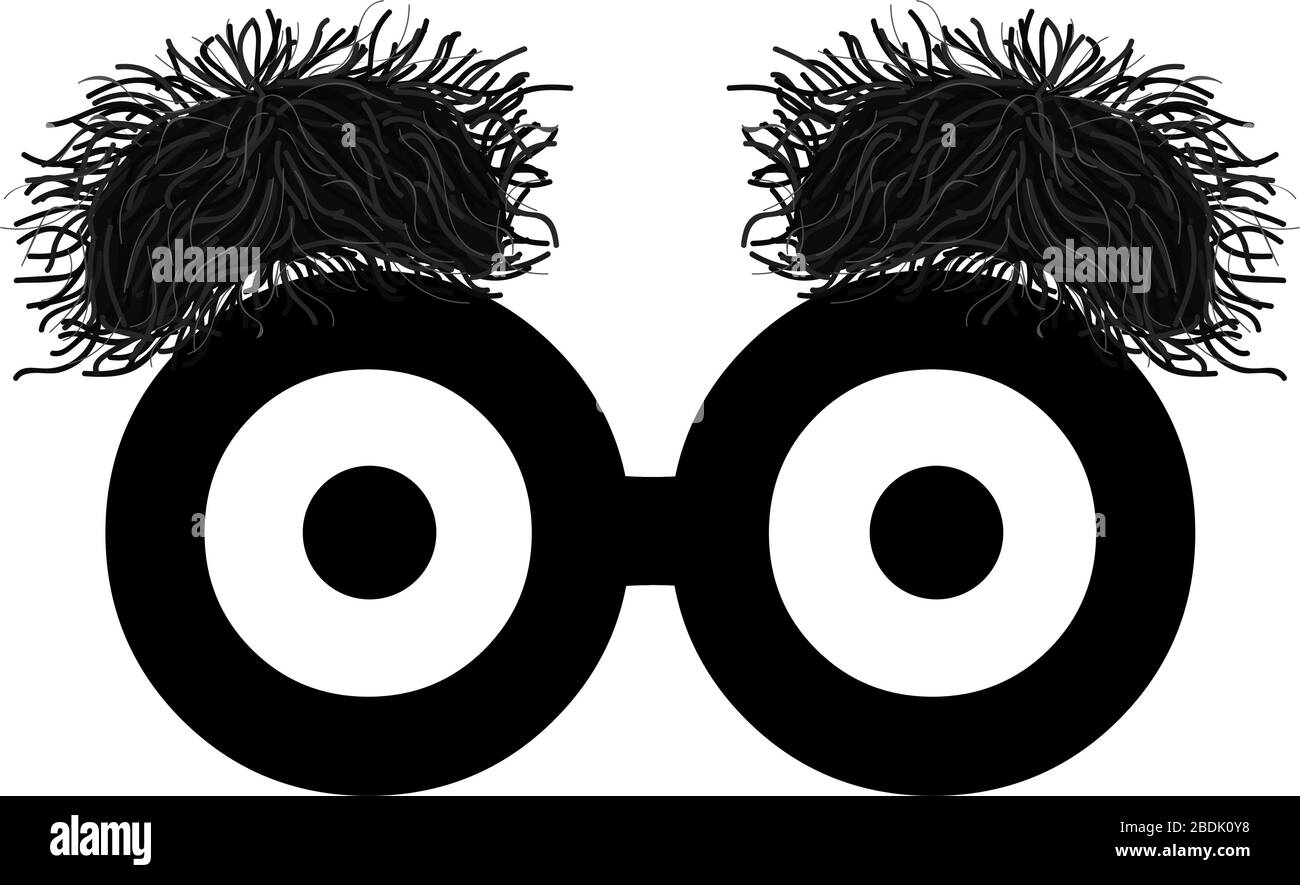 Bushy Eyebrows Clipart