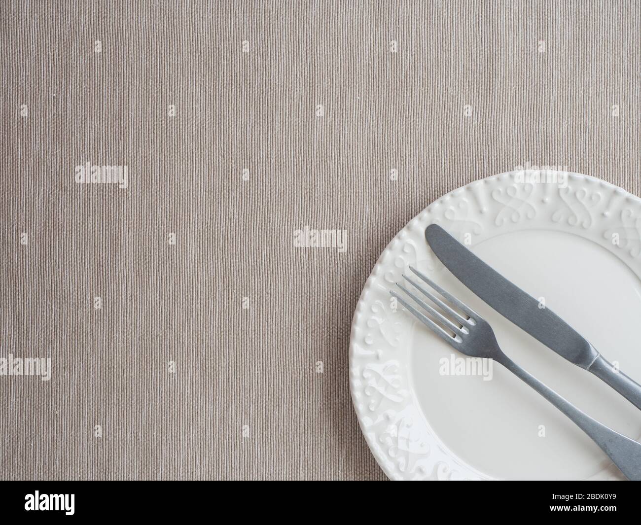 Cutlery placemat hi-res stock photography and images - Alamy