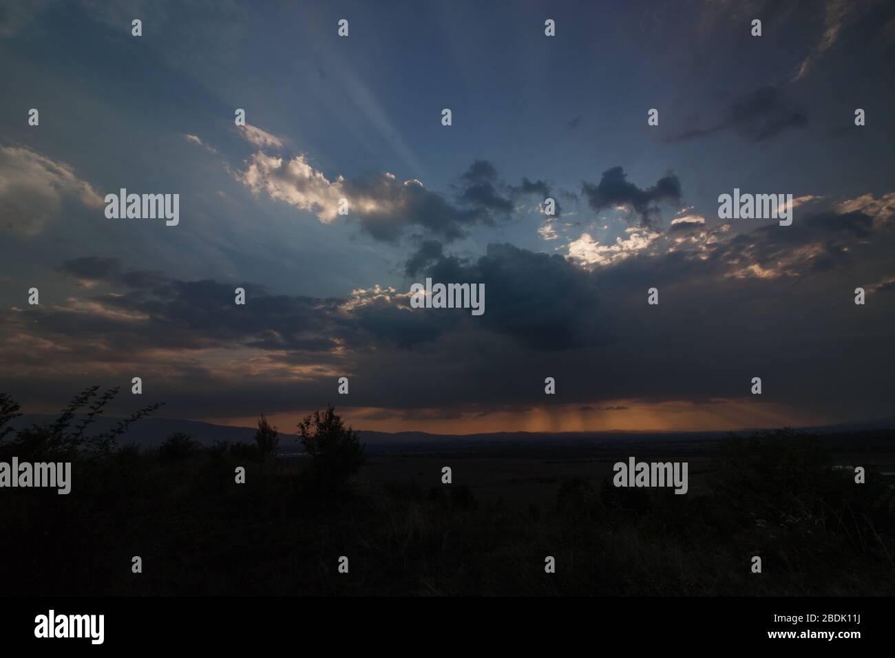 The reys of the hidden sun Stock Photo - Alamy