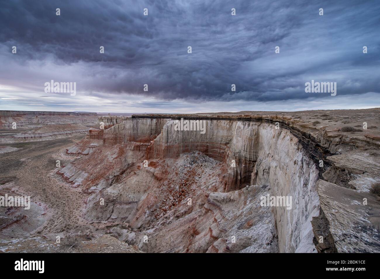 Massive Landscape Coal Mine Canyon on Navajo Reservation in Ariz Stock ...