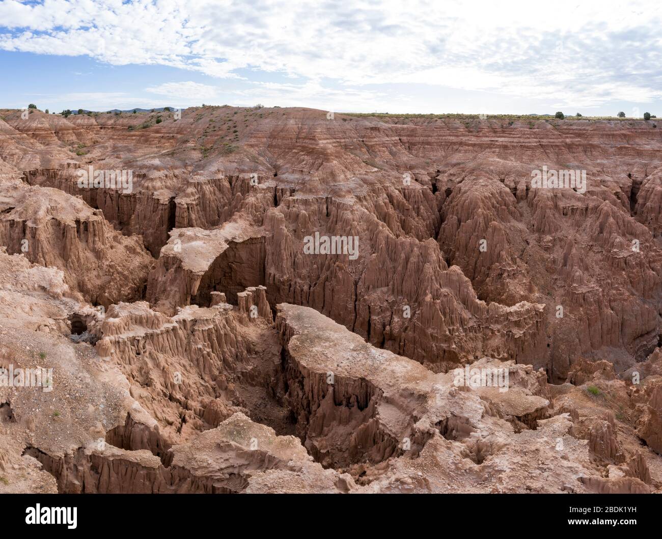 Cathedral Gorge Cuts Deep Canyons in an Ancient Seabed Stock Photo - Alamy