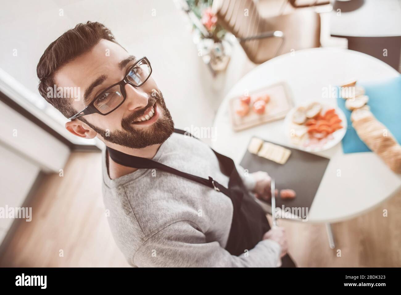 Salami smiling hi-res stock photography and images - Alamy