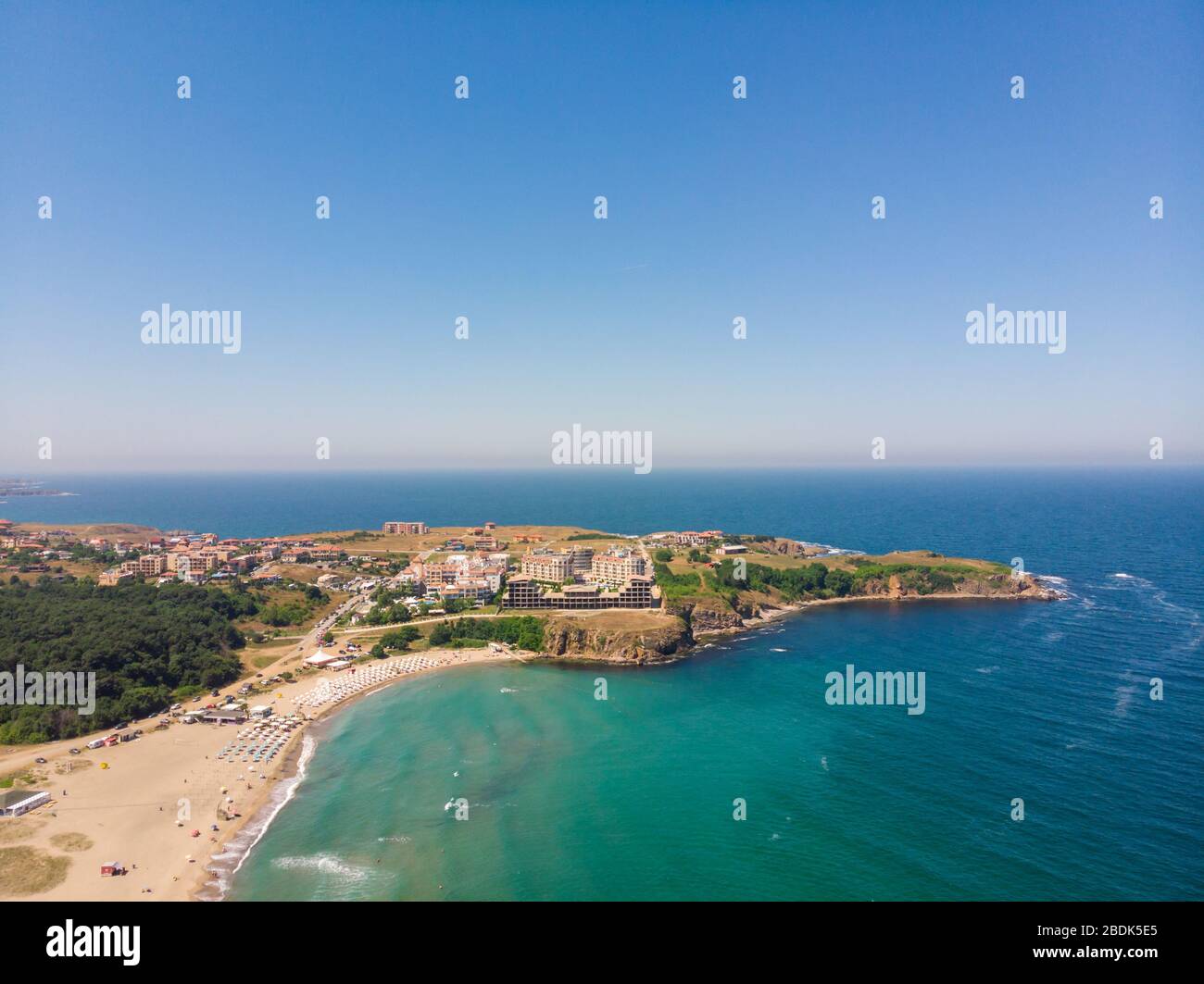 Aerial view of Delphin resort, Bulgaria Stock Photo - Alamy