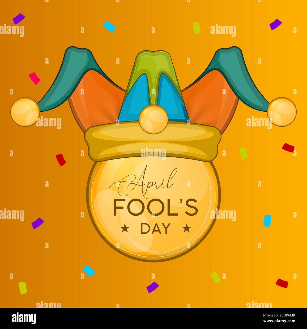 April fools day card Stock Vector Image & Art - Alamy