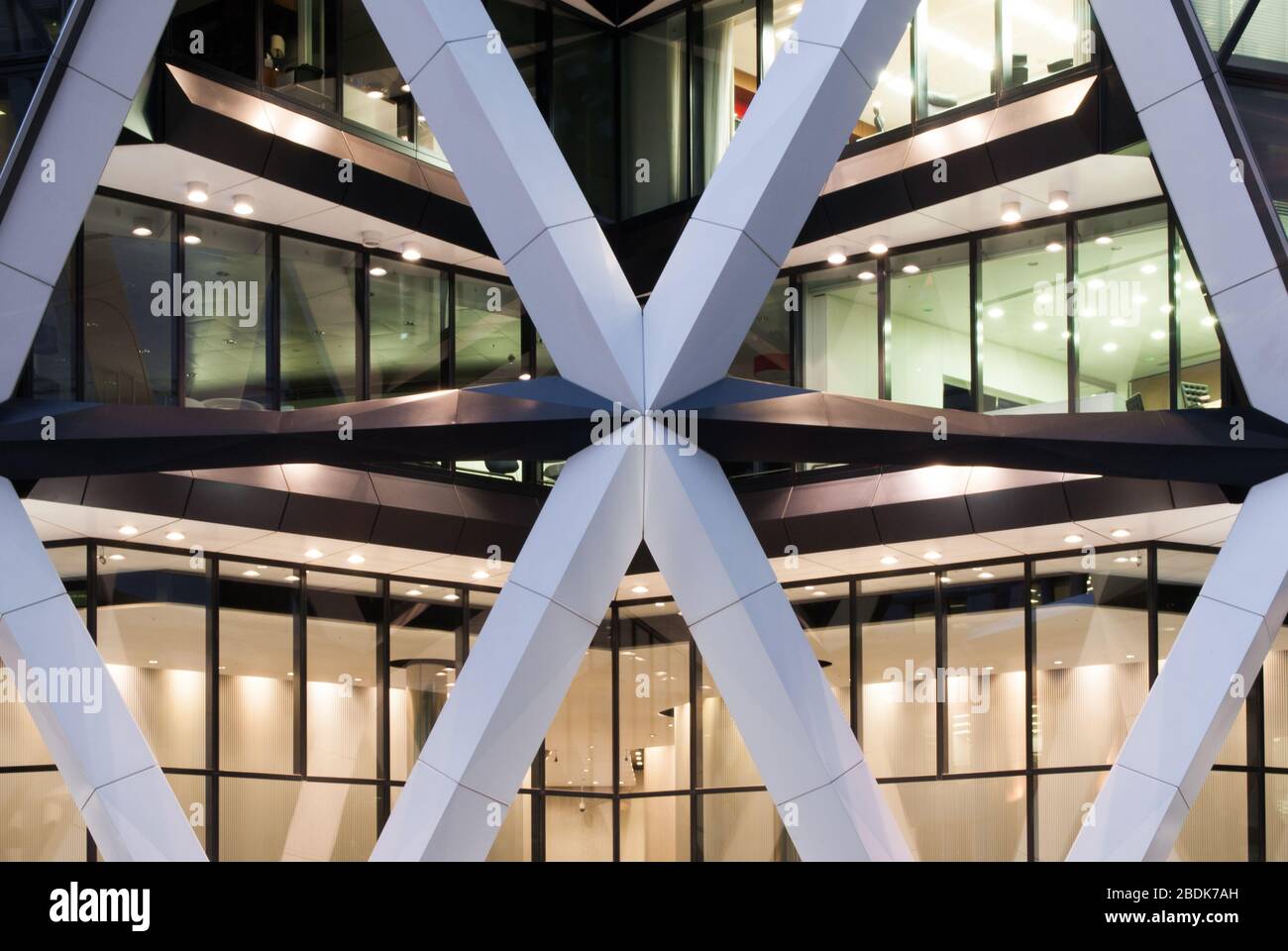 Blue Tower The Gherkin Swiss Re Building 30 St Mary Axe, London EC3A ...
