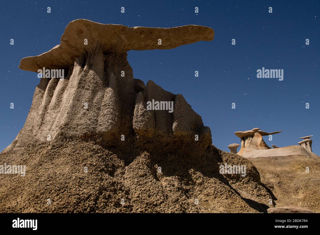 Wild Rock Formations in the desert Wilderness of New Mexico at n Stock ...