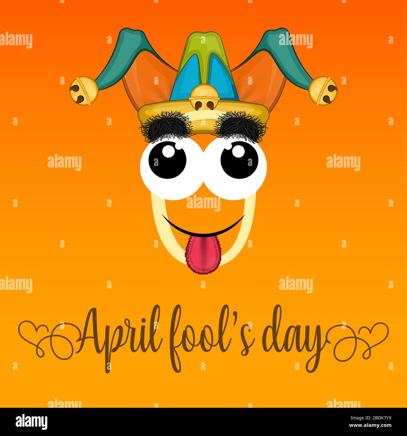 April fools day card Stock Vector Image & Art - Alamy