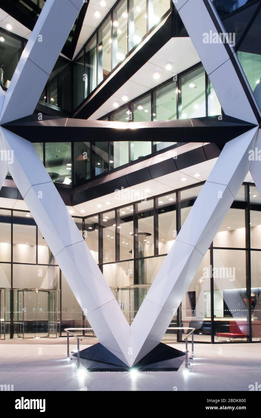 Blue Tower The Gherkin Swiss Re Building 30 St Mary Axe, London EC3A ...