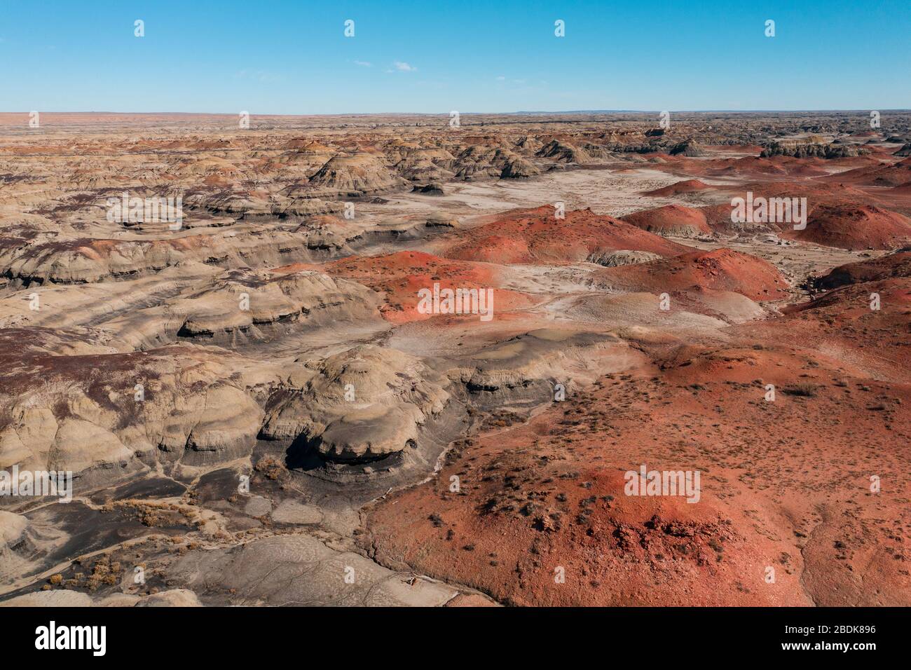 Wild Rock Formations in the desert Wilderness of New Mexico Stock Photo ...