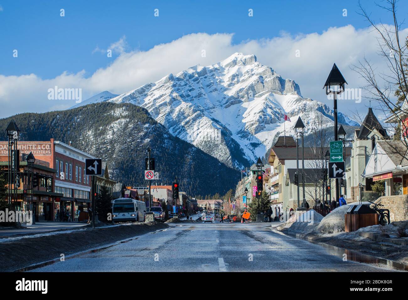 Banff Town Winter High Resolution Stock Photography and Images - Alamy