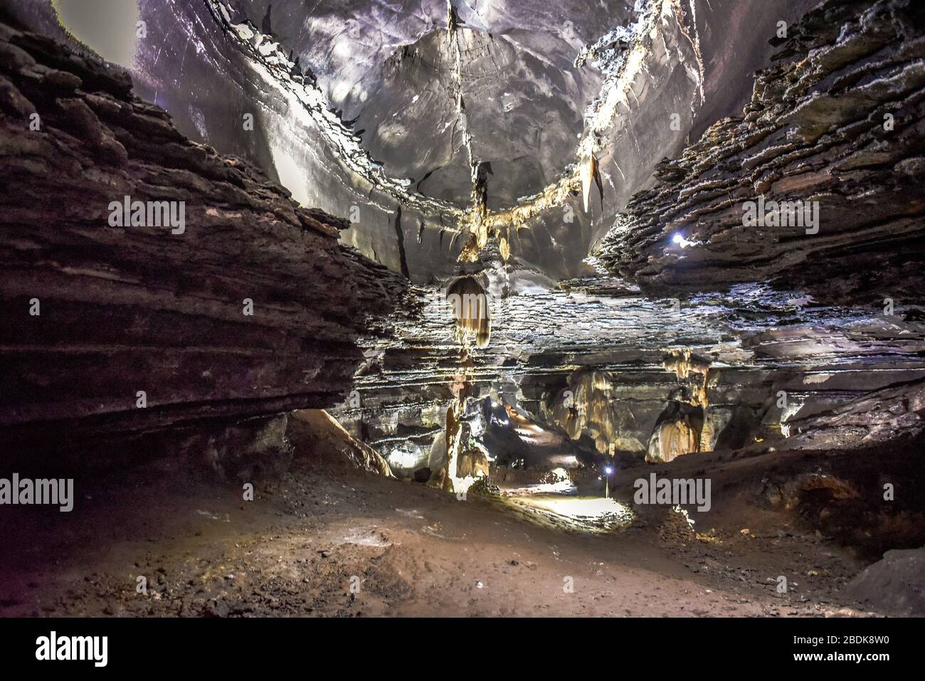 Interiors of Sudwala Caves (one of the oldest caves in the world ...