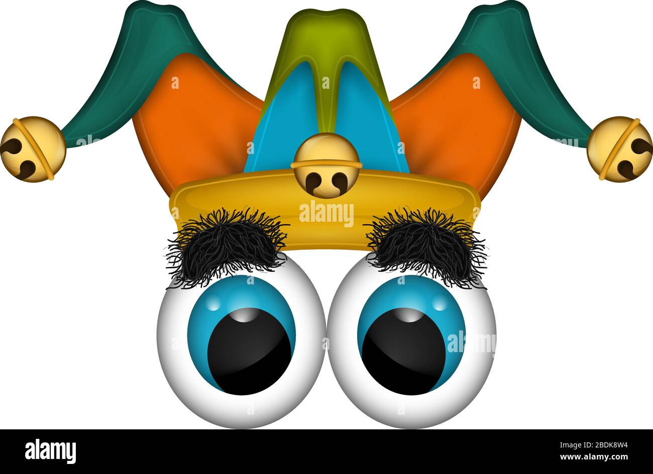 Isolated funny crazy mask Stock Vector Image & Art - Alamy