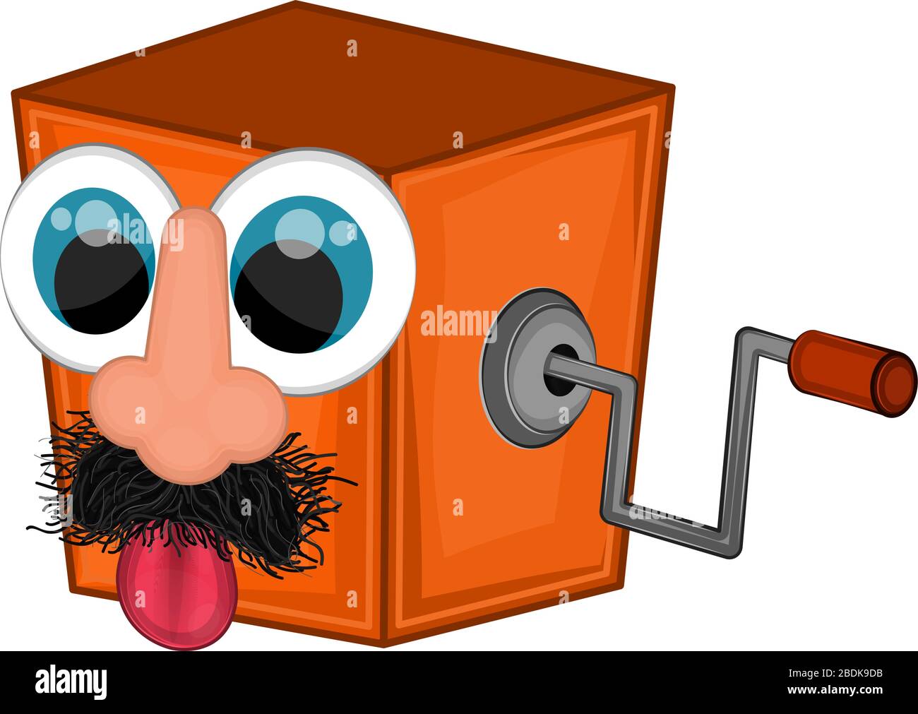 Isolated joke box image Stock Vector Image & Art - Alamy