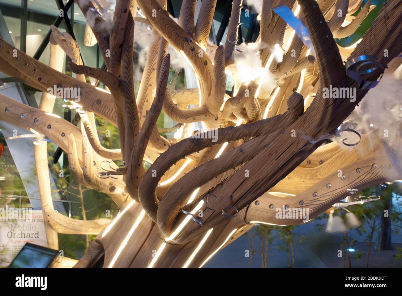 Lights on Mobile Orchard City of London Festival 2013 at The Gherkin ...