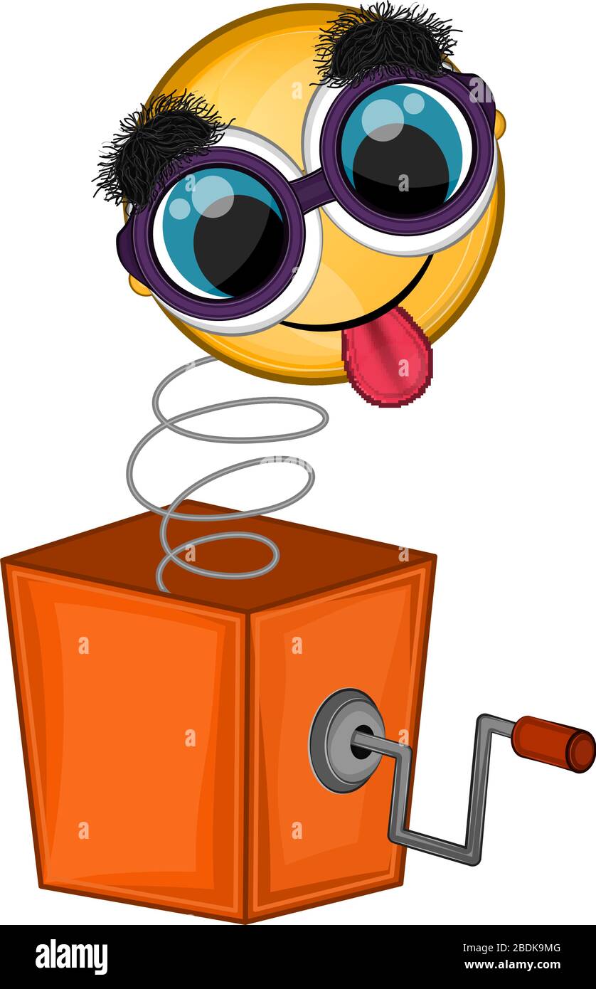 Isolated joke box image Stock Vector Image & Art - Alamy