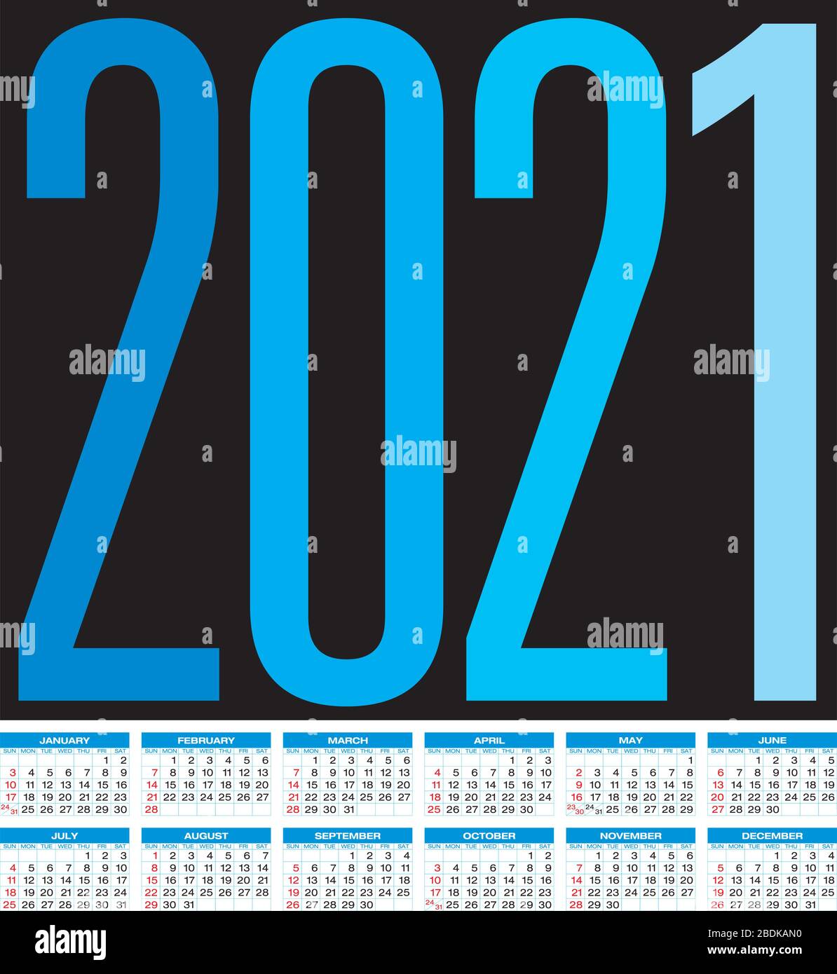 Vector new year design Cut Out Stock Images & Pictures - Alamy