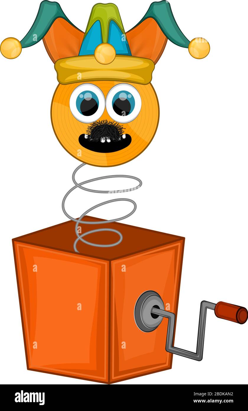 Jack box toy isolated hi-res stock photography and images - Alamy