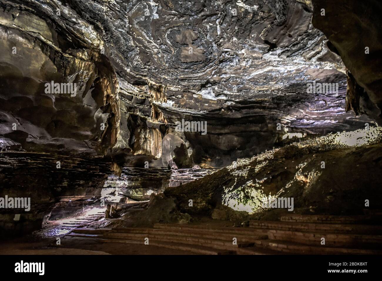 Interiors of Sudwala Caves (one of the oldest caves in the world ...