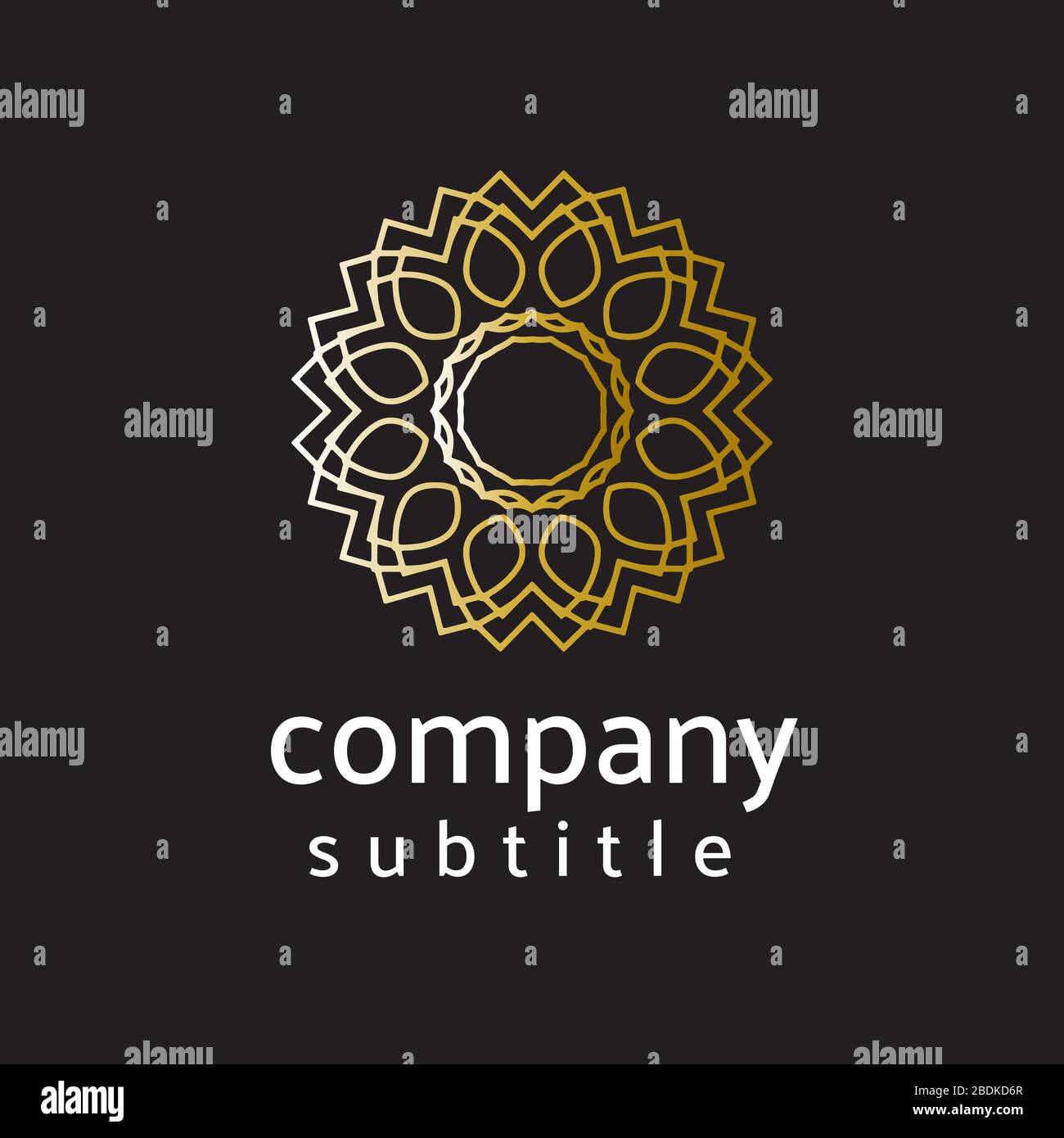ornament logo vector for your business Stock Photo - Alamy