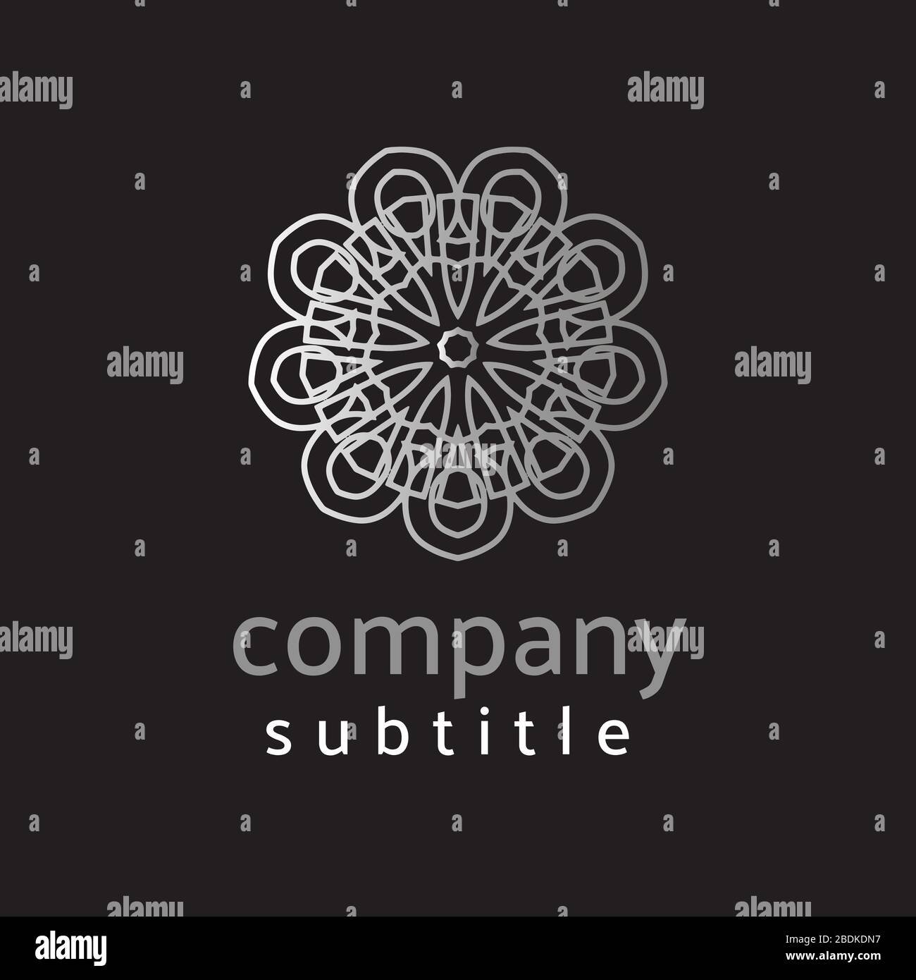 ornament logo vector for your business Stock Photo - Alamy