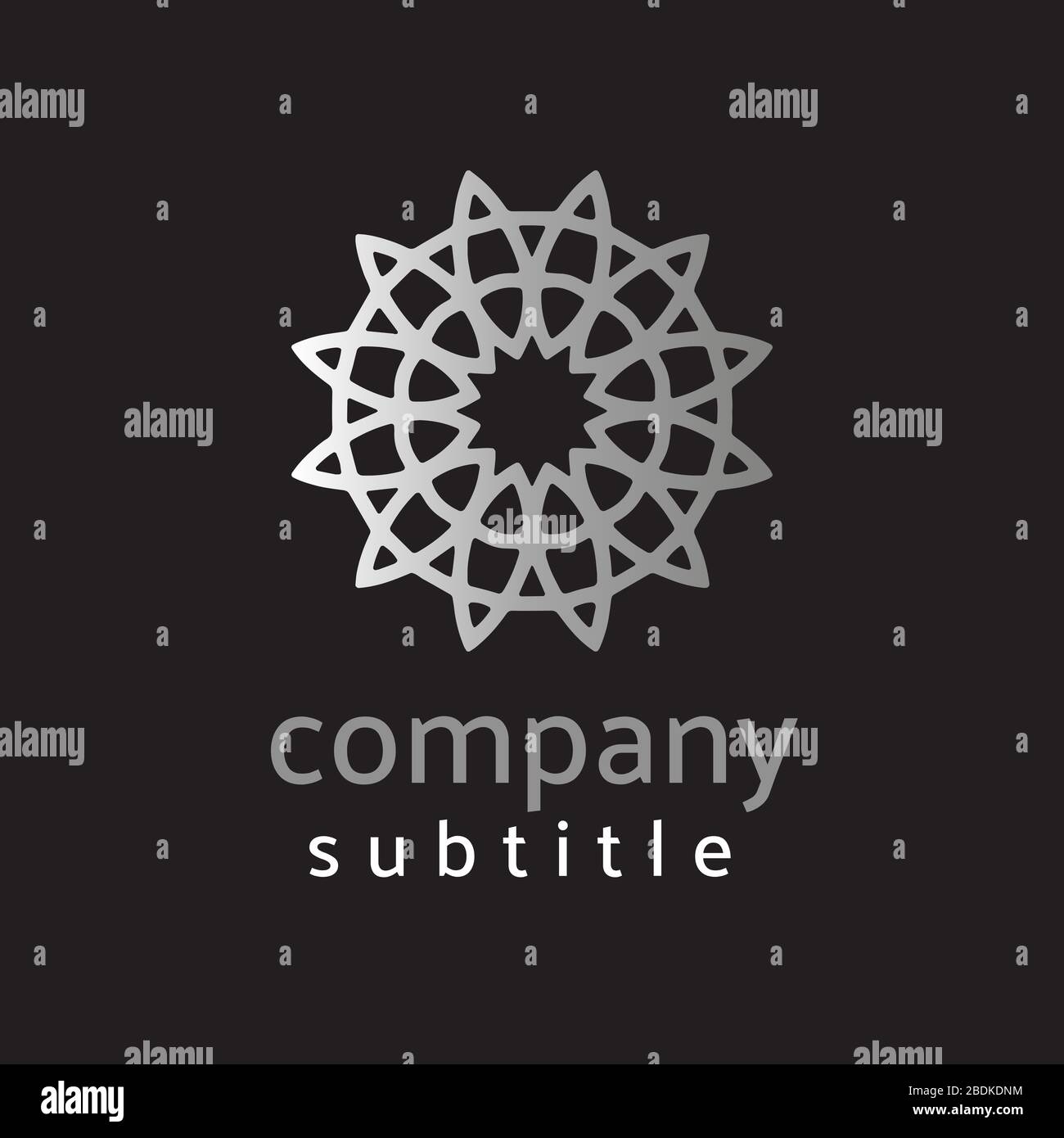 ornament logo vector for your business Stock Photo - Alamy