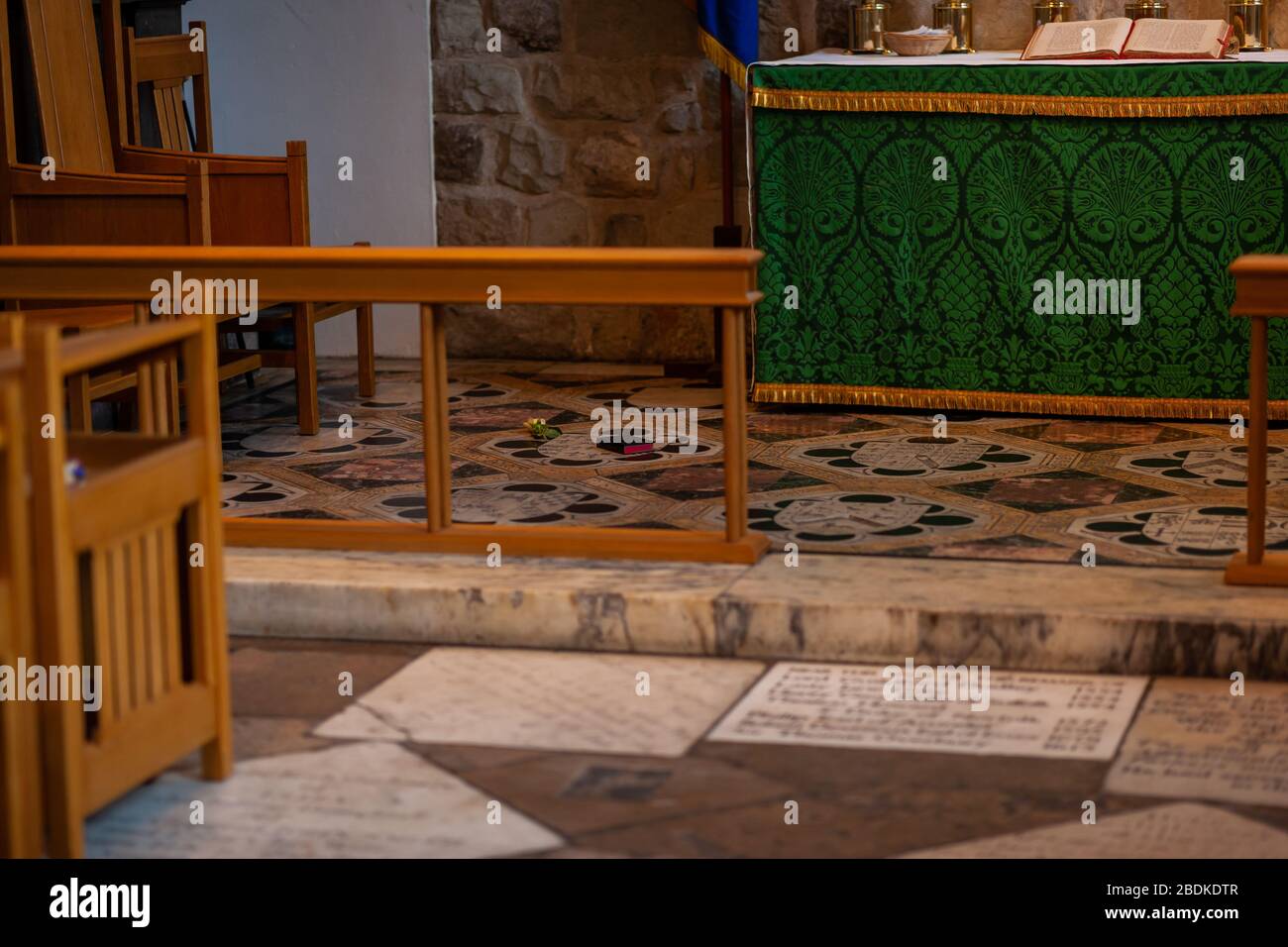 The interior of the Chapel Royal located inside the Tower of London, in ...
