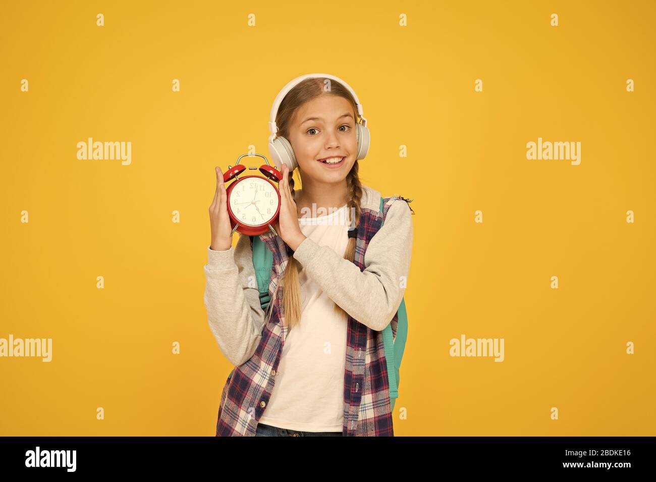 School timing concept. Beginning of lessons. Time go school. School ...